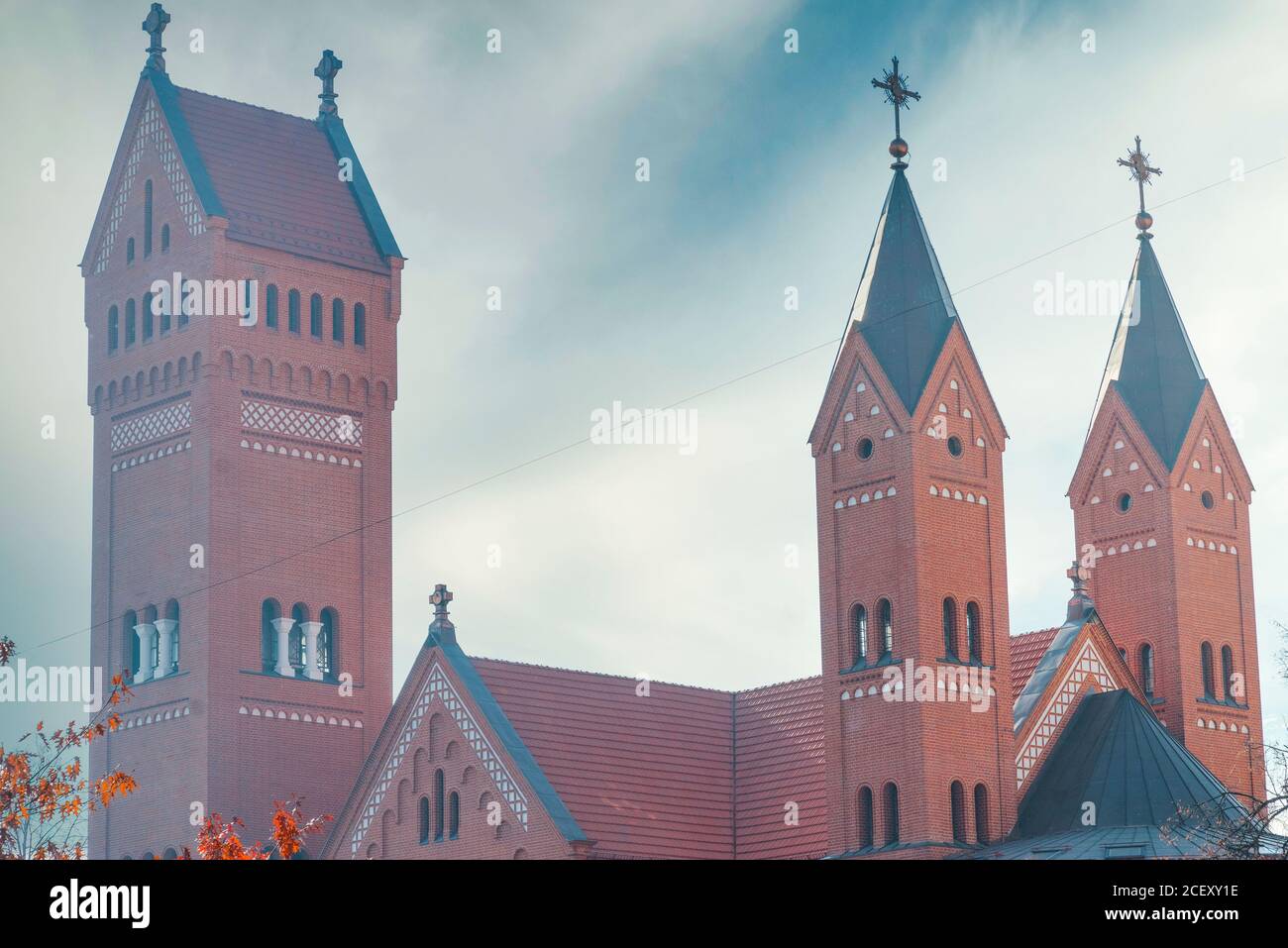 Belarussian Roman Catholic Church Of Saints Simon And Helen (Red Church ...