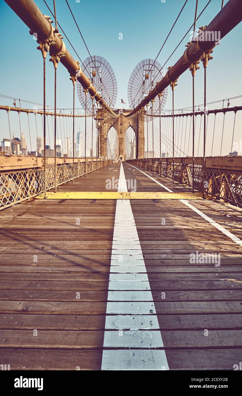 Vintage filtered picture old bridge hi-res stock photography and images ...