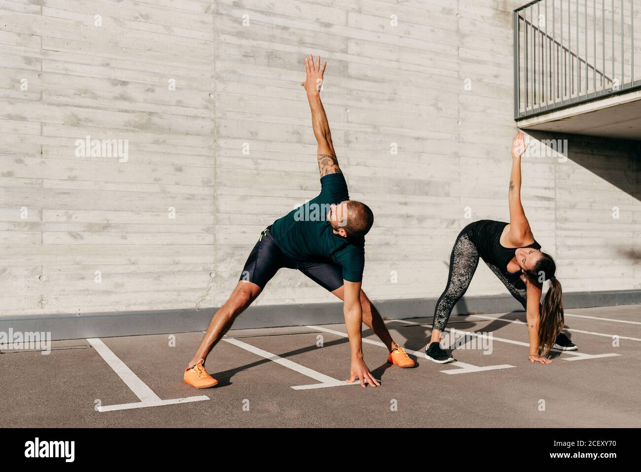 Bending forward hi-res stock photography and images - Alamy