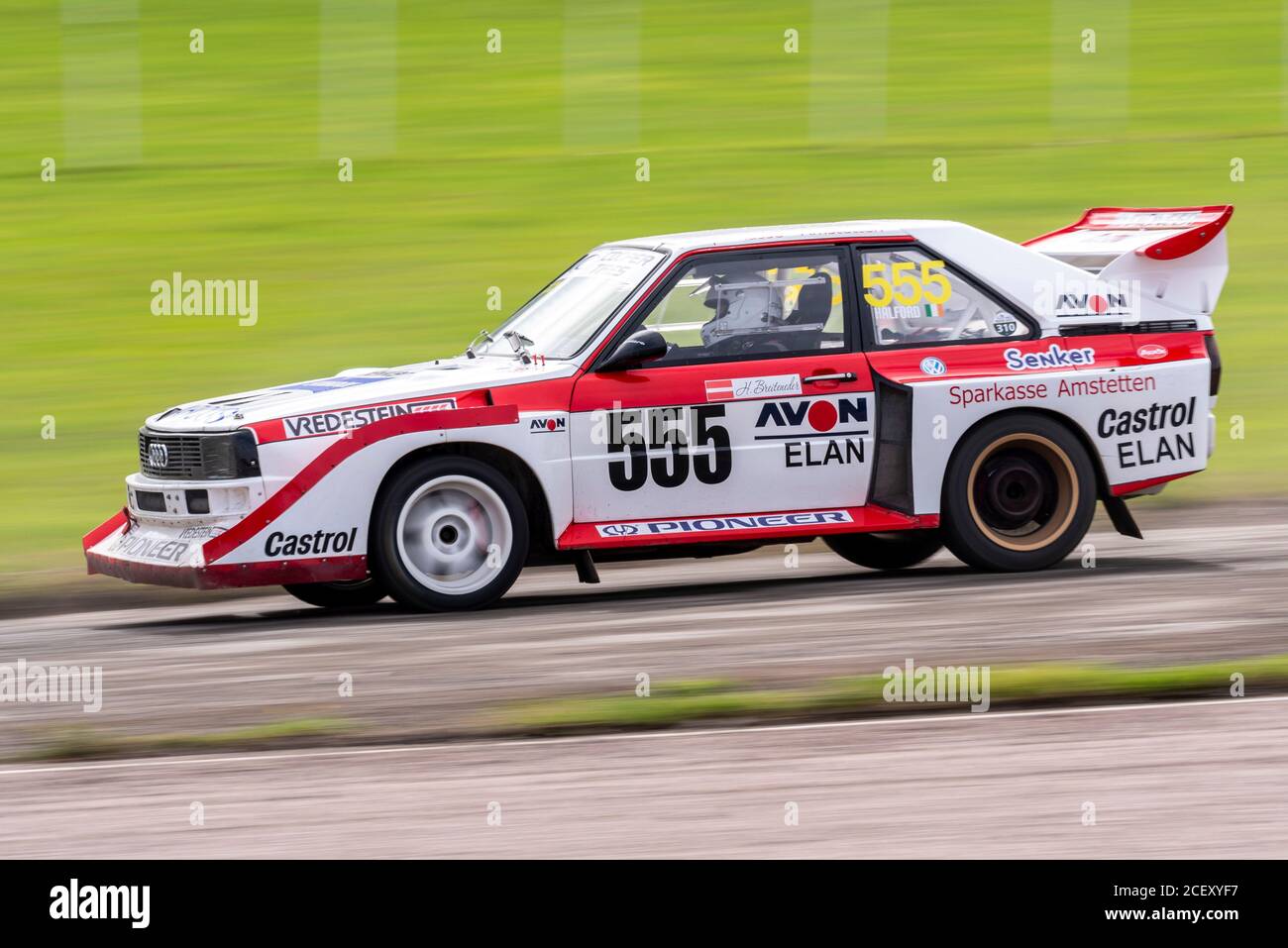 Dave Halford in Audi Quatro racing in the Group B at the 5 Nations ...