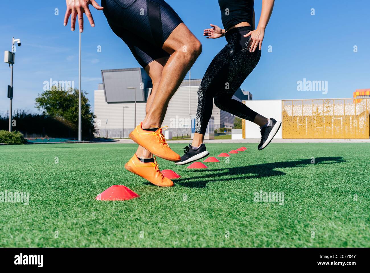 Agility ladder hi-res stock photography and images - Alamy