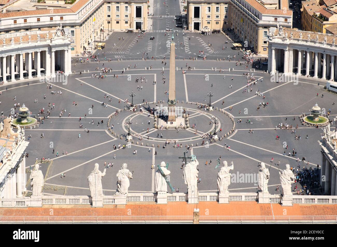 Aerial of st peters square hi-res stock photography and images - Alamy