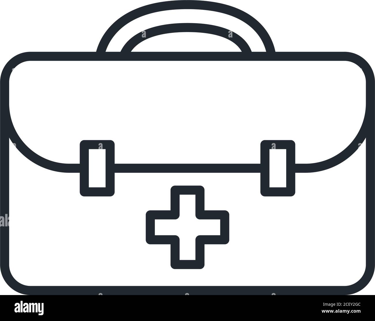kit line style icon design of Medical care health and emergency theme ...