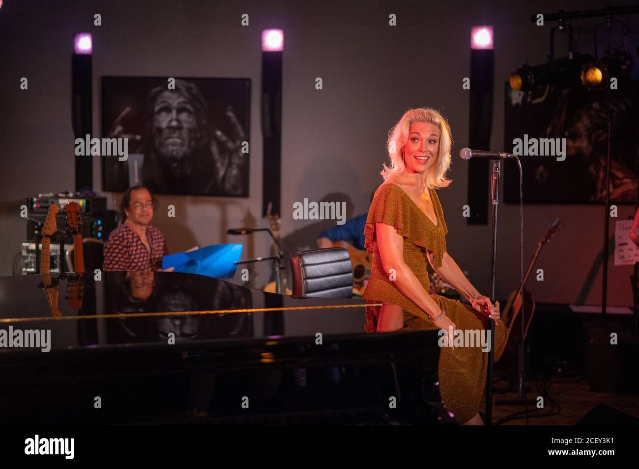 Hanna Waddingham performing live at L-Acoustics Creation in London as ...