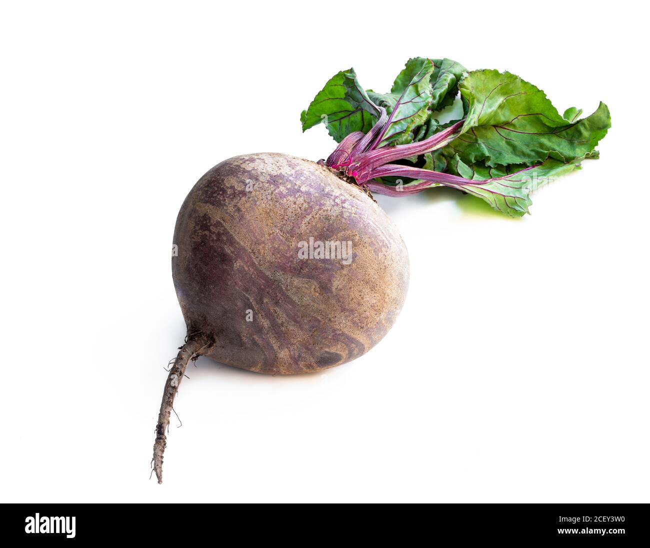 Fresh beetroot with leaves isolated on white Stock Photo - Alamy