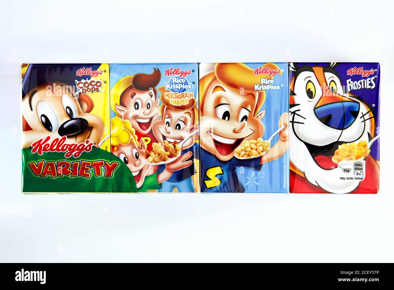 Kelloggs Cereal Variety Pack Stock Photo - Alamy
