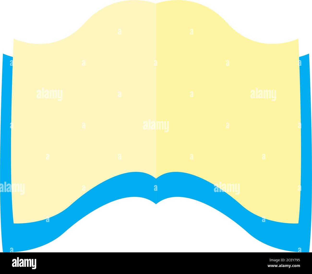 open book flat style icon design, Education literature and read theme ...