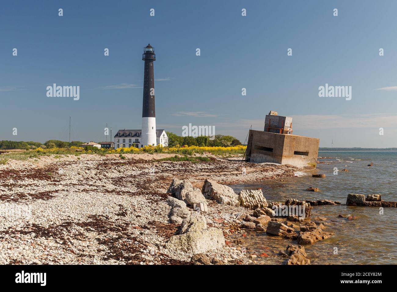 High lighthouse Sorve is the most recognizable sight on Saaremaa island ...