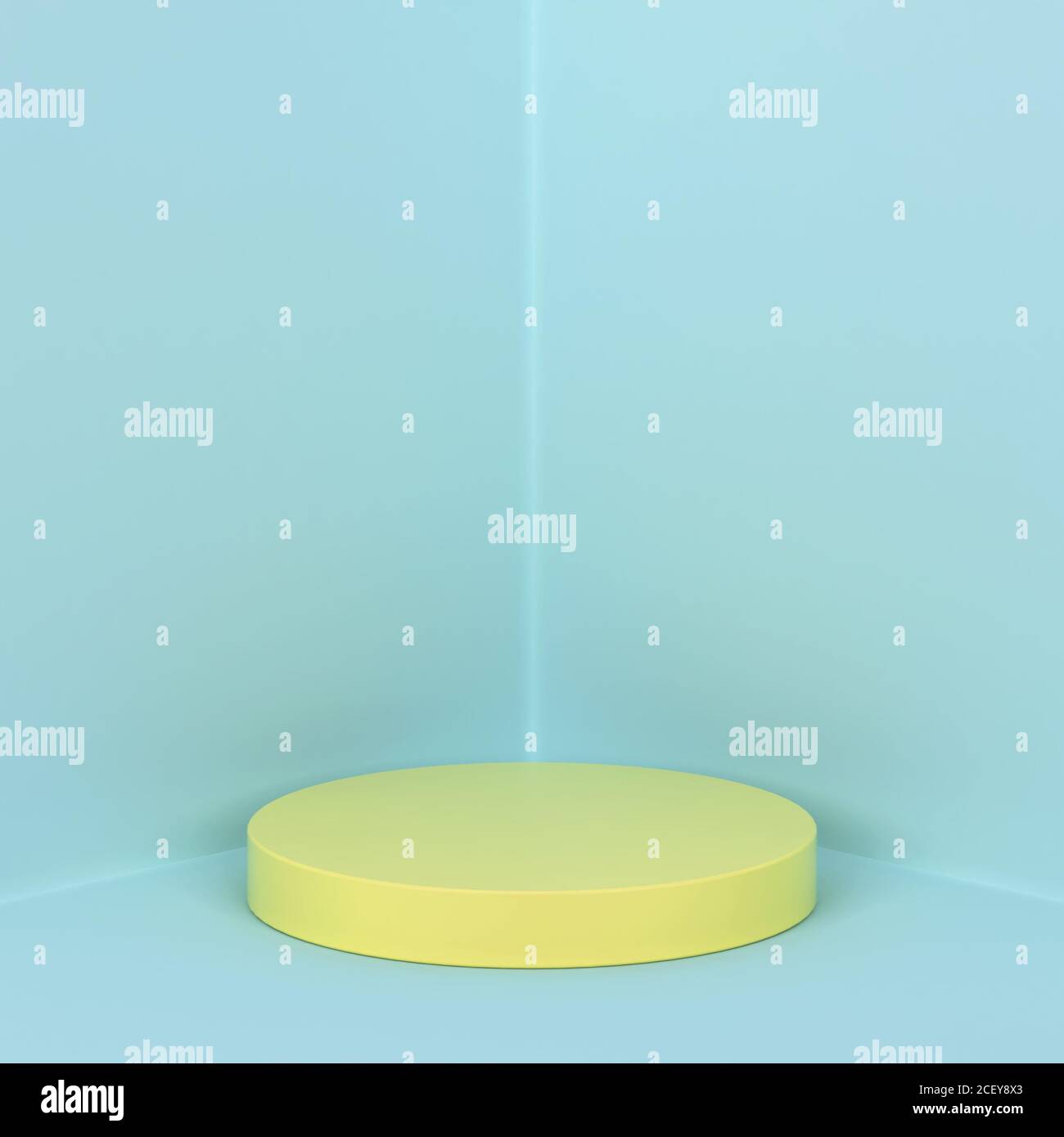 Simple podium. Showcase stand for your product. 3d illustration Stock ...