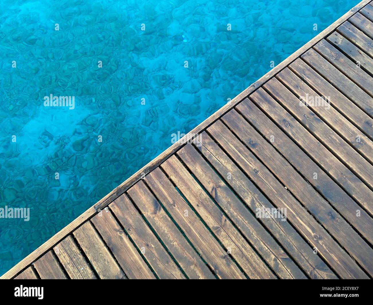 close up wooden floor on the sea Stock Photo - Alamy