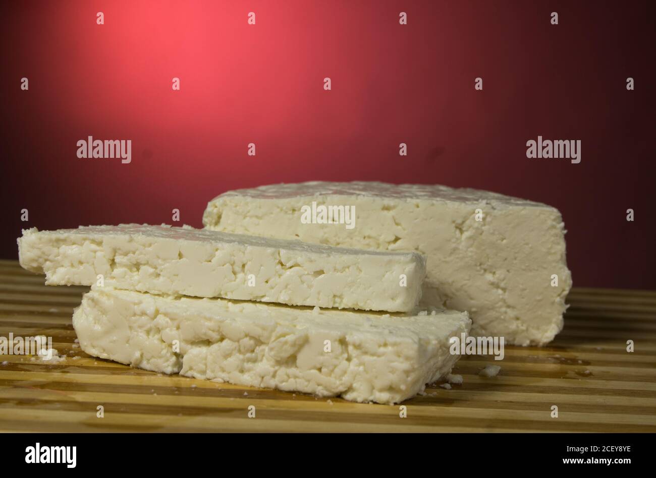 Italian soft cheese made from cow's milk Stock Photo - Alamy