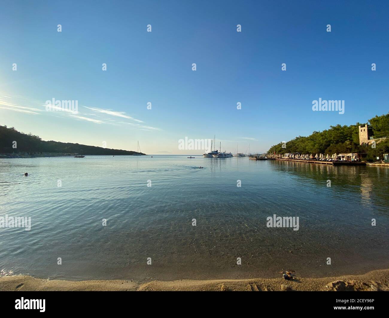 front view sand castle on the beach Stock Photo - Alamy