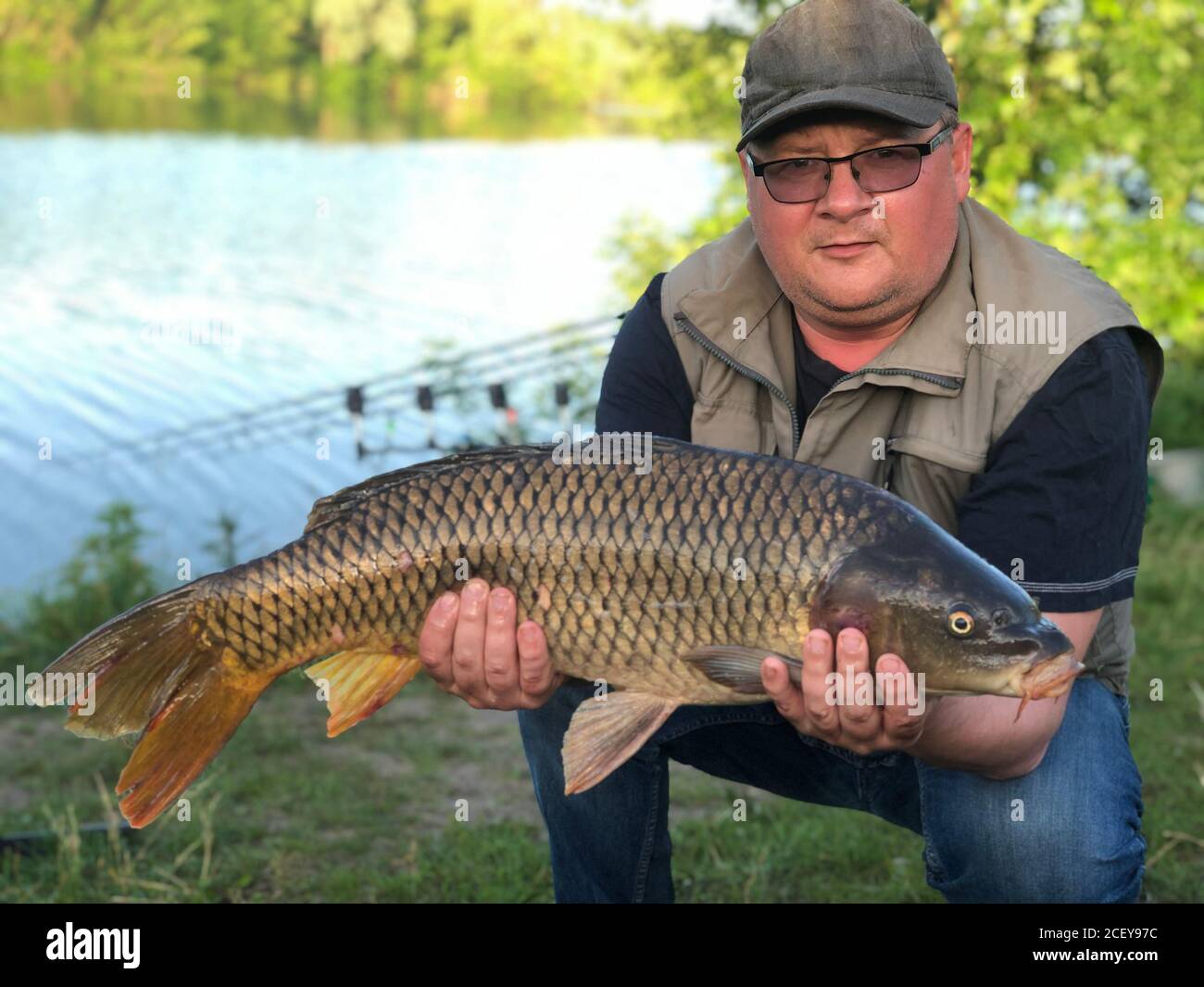 Fishing carp hi-res stock photography and images - Alamy
