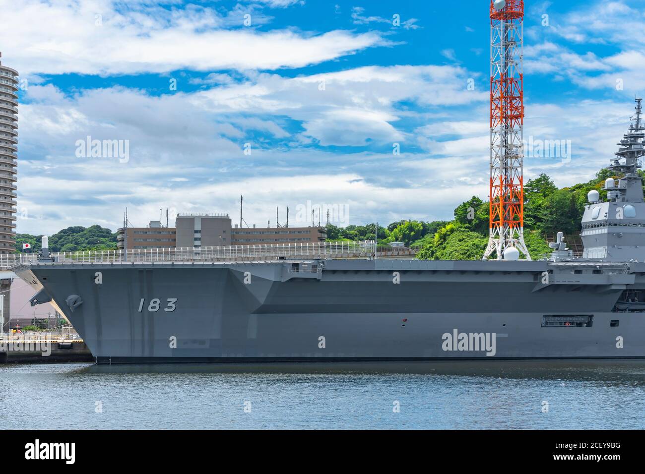 yokosuka, japan - july 19 2020: Close-up view of the Japanese Destroyer ...
