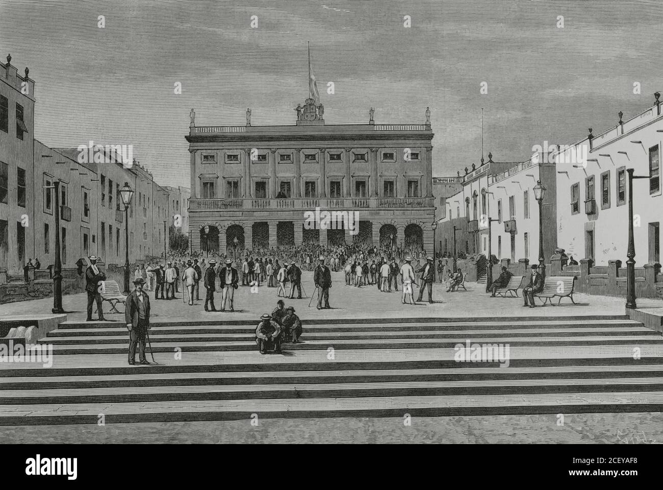 19th century town hi-res stock photography and images - Alamy