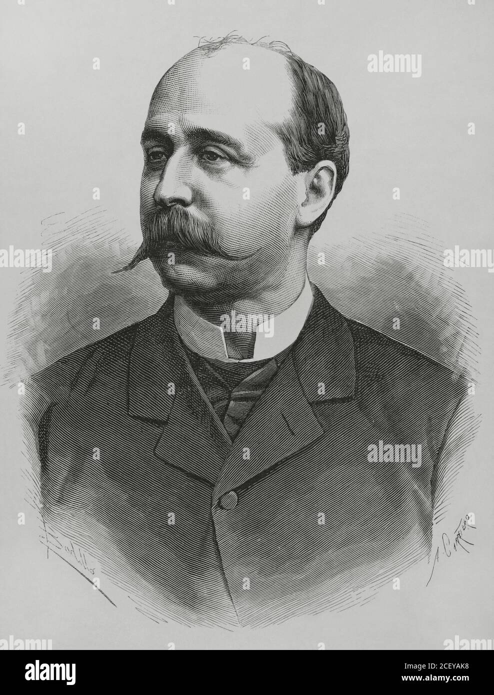 Segismundo Moret y Prendergast (1838-1913). Spanish politician ...