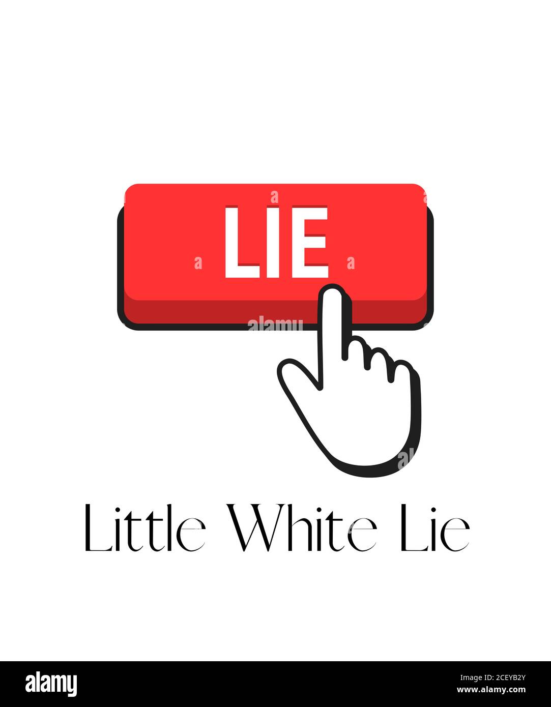 Lie drawing Cut Out Stock Images & Pictures - Alamy