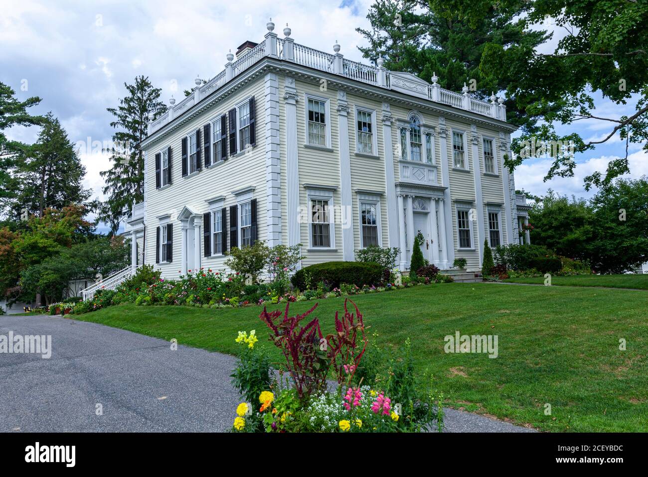 House in Main st, Williamstown, Massachusetts, USA Stock Photo - Alamy