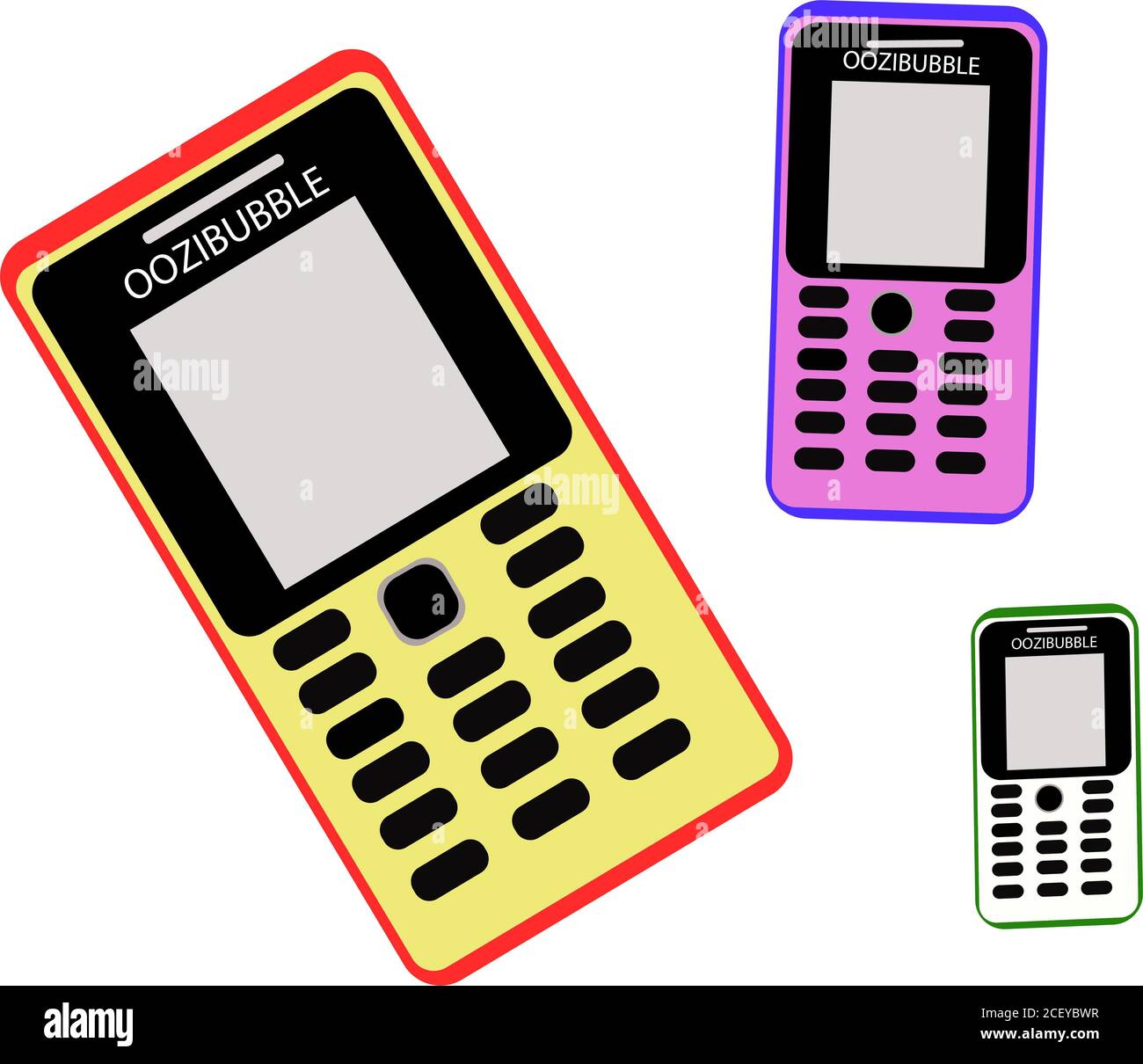 Cellphone symbol Cut Out Stock Images & Pictures - Alamy