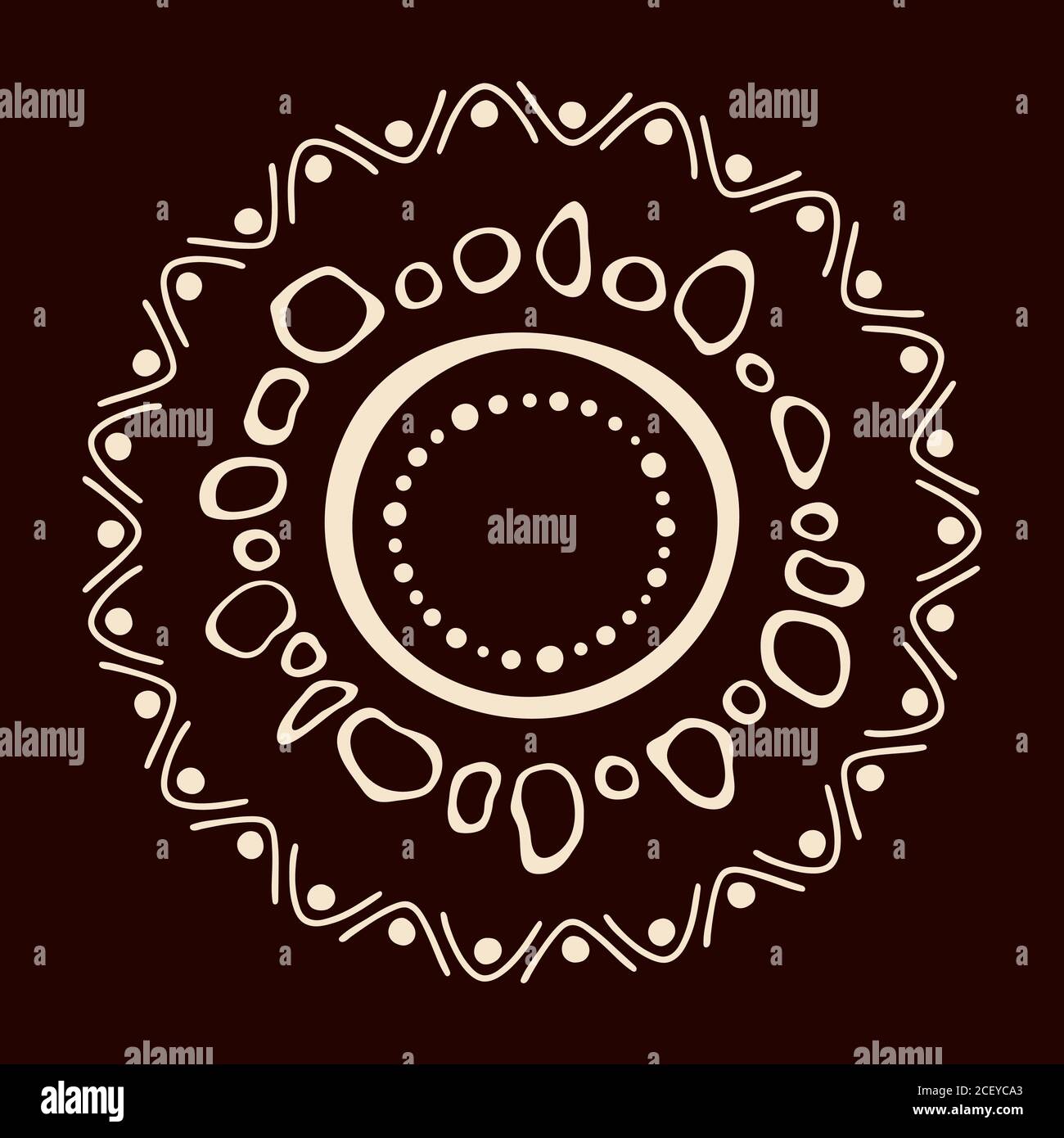 Australian aboriginal art sun hi-res stock photography and images - Alamy