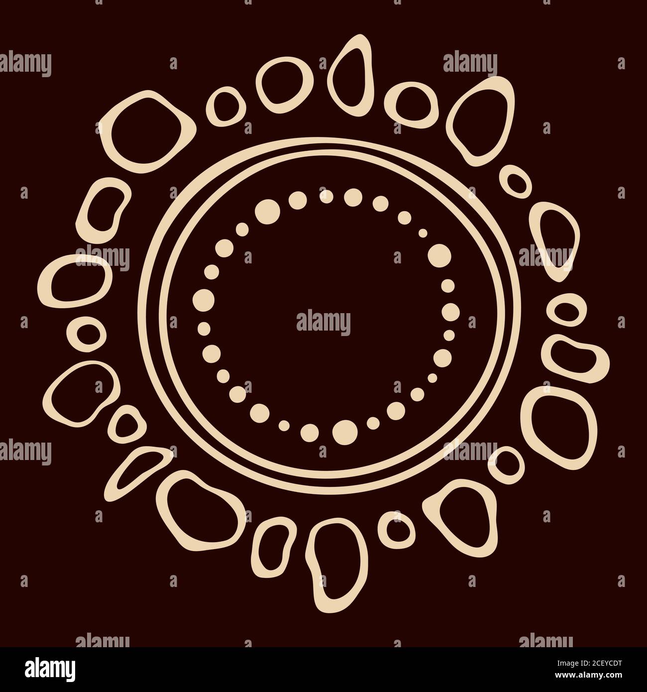 Australian aboriginal art sun hi-res stock photography and images - Alamy