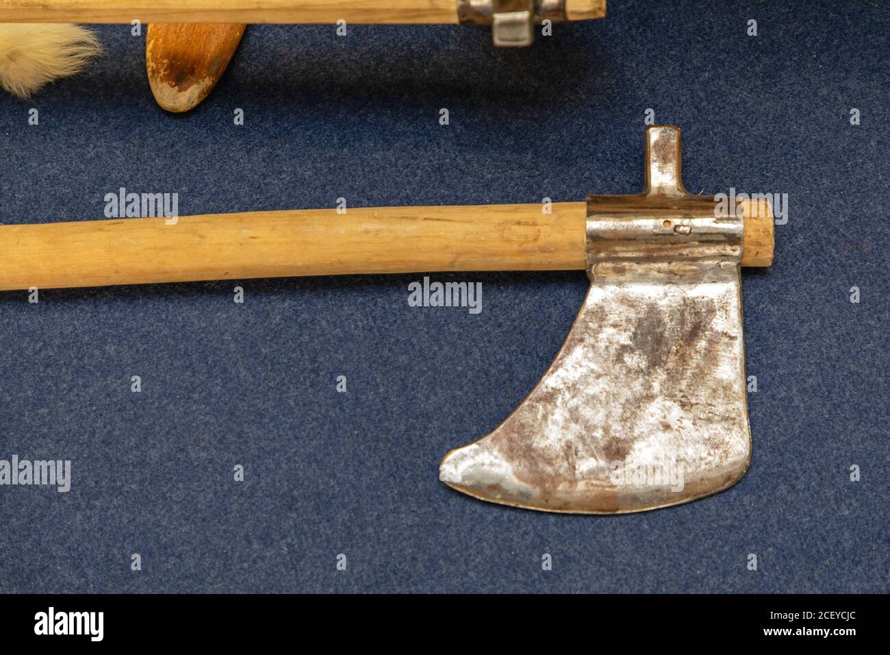 One Medieval Style Shape Iron Axe Tool Stock Photo - Alamy