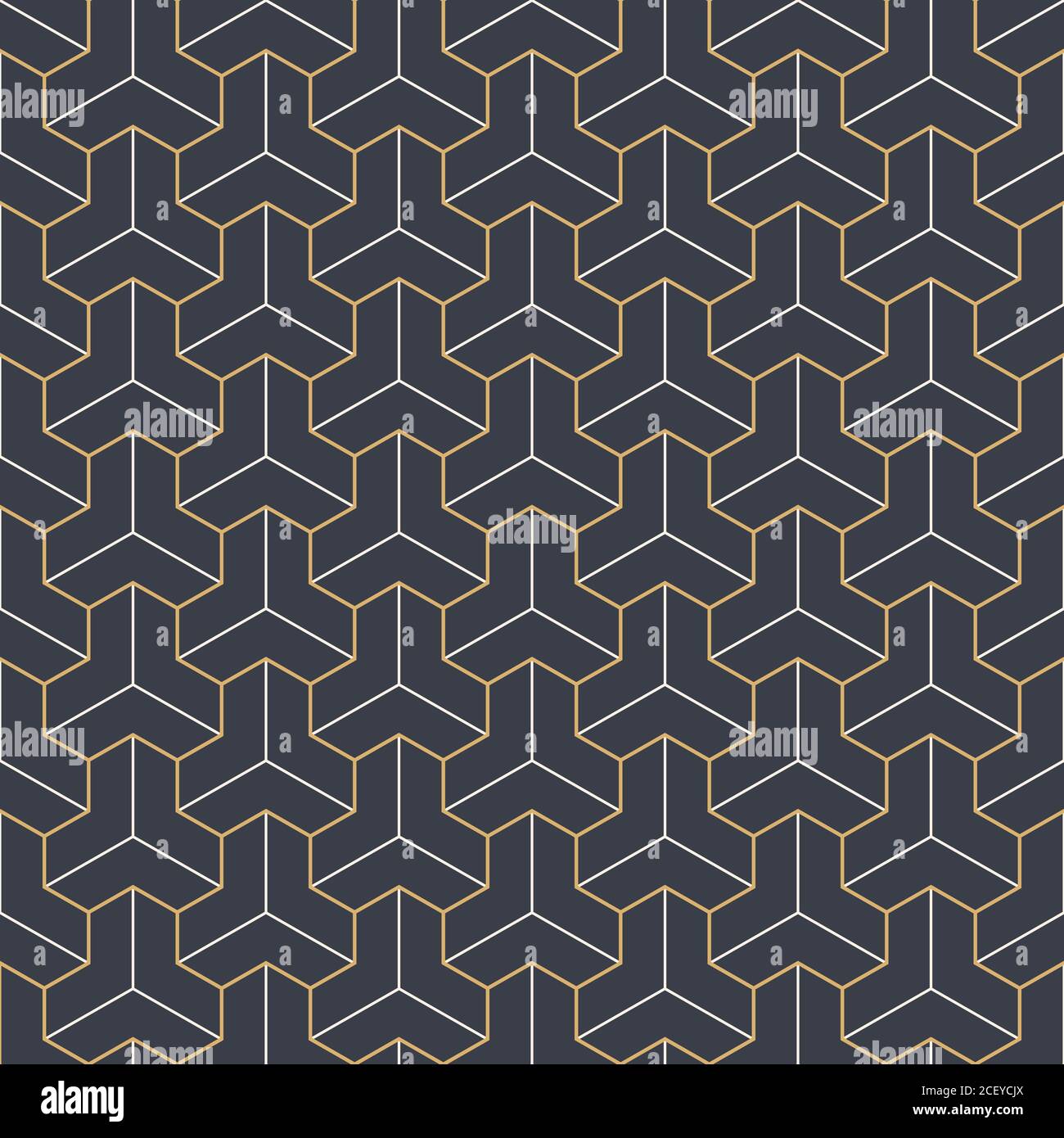 Abstract Seamless Pattern Modern Stylish Texture Linear Trellis Geometric Tiles With Triple