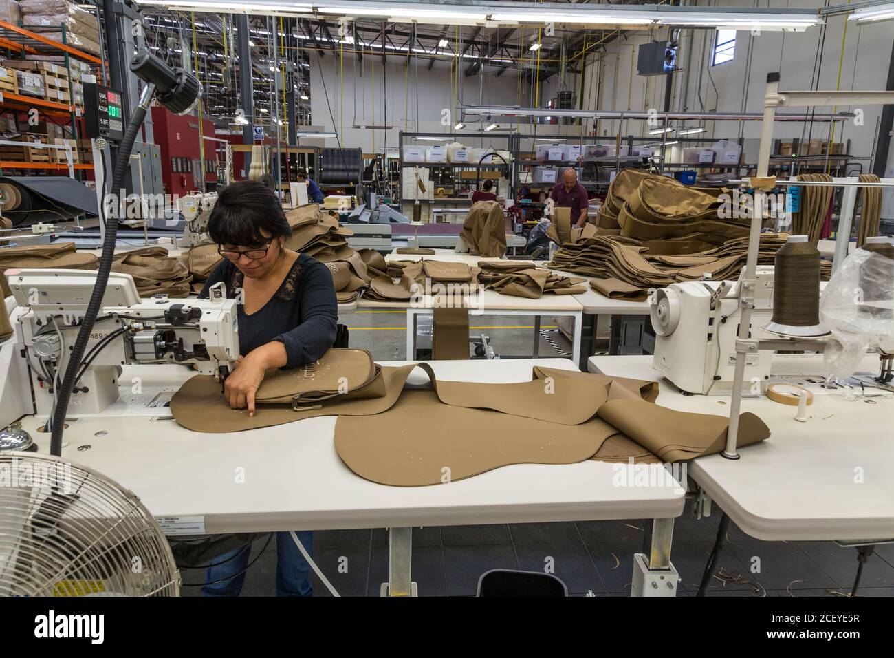 Mexican american factory woman workers hi-res stock photography and ...