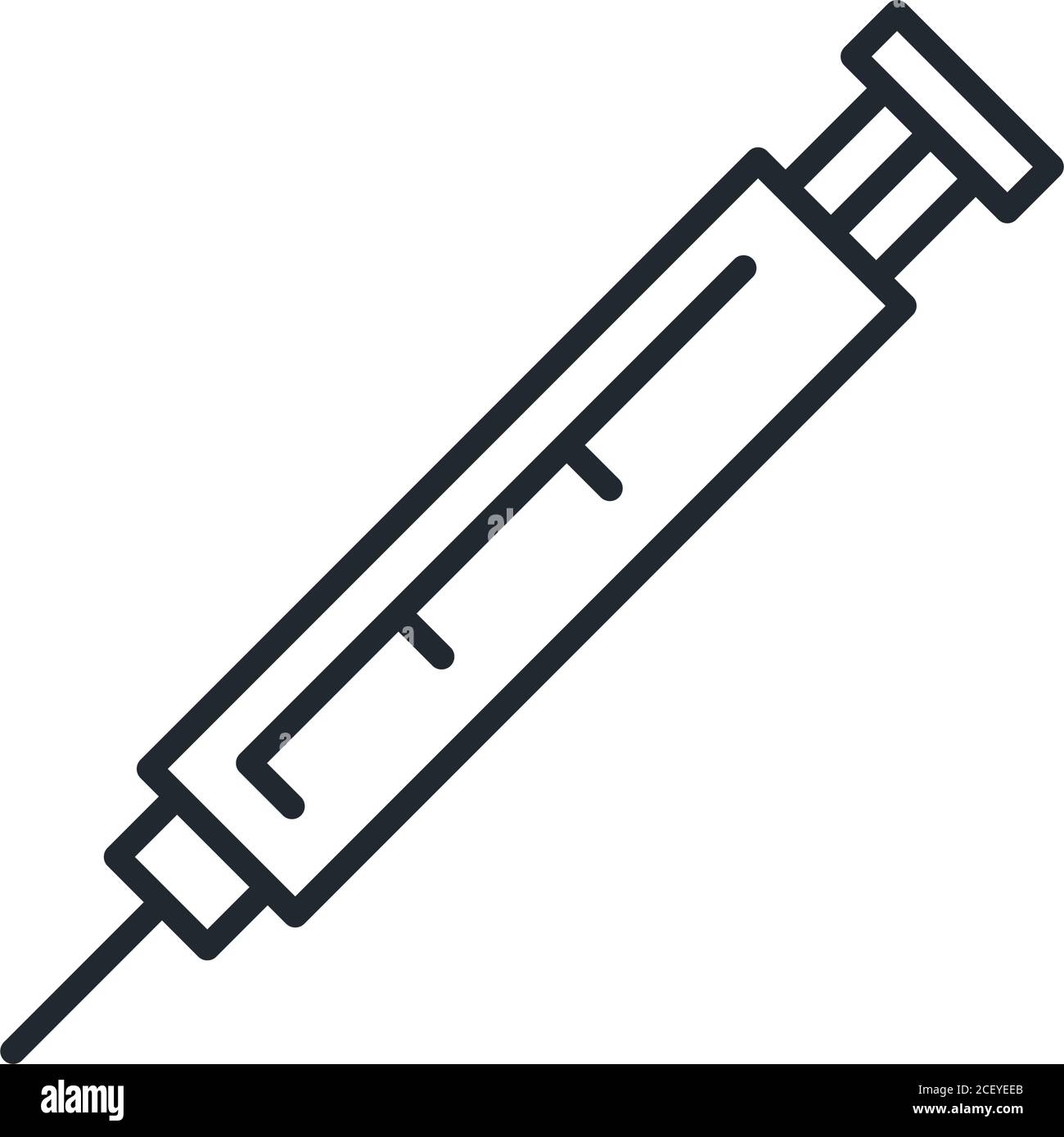 injection line style icon design of Medical care health and emergency ...