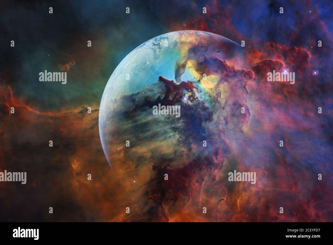 Planet Earth. Science fiction wallpaper. Elements of this image ...