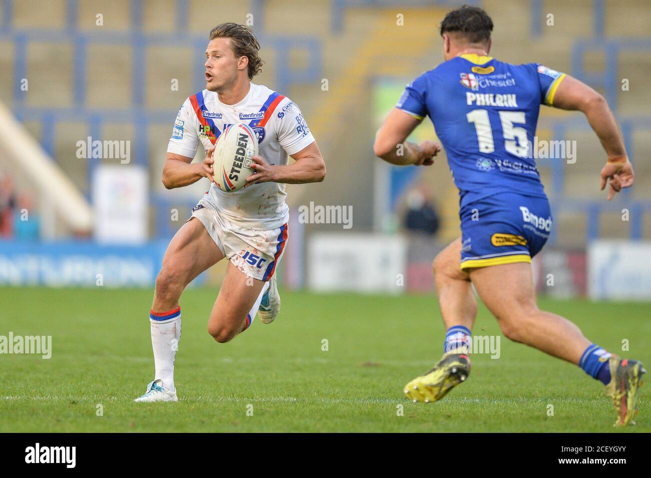 Wakefield Trinity's Jacob Miller in action Stock Photo - Alamy