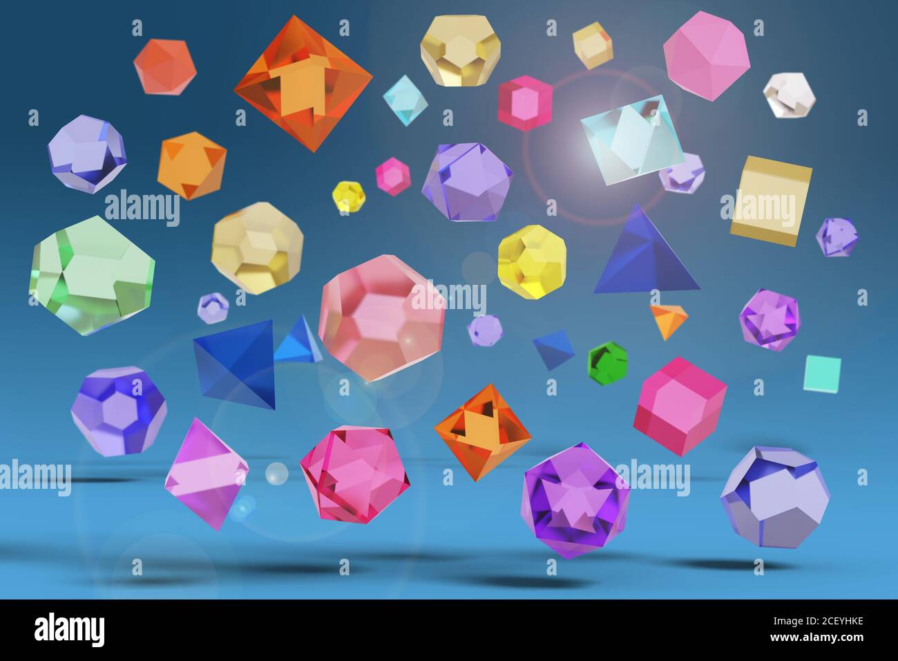 Polyhedron 3d hi-res stock photography and images - Alamy