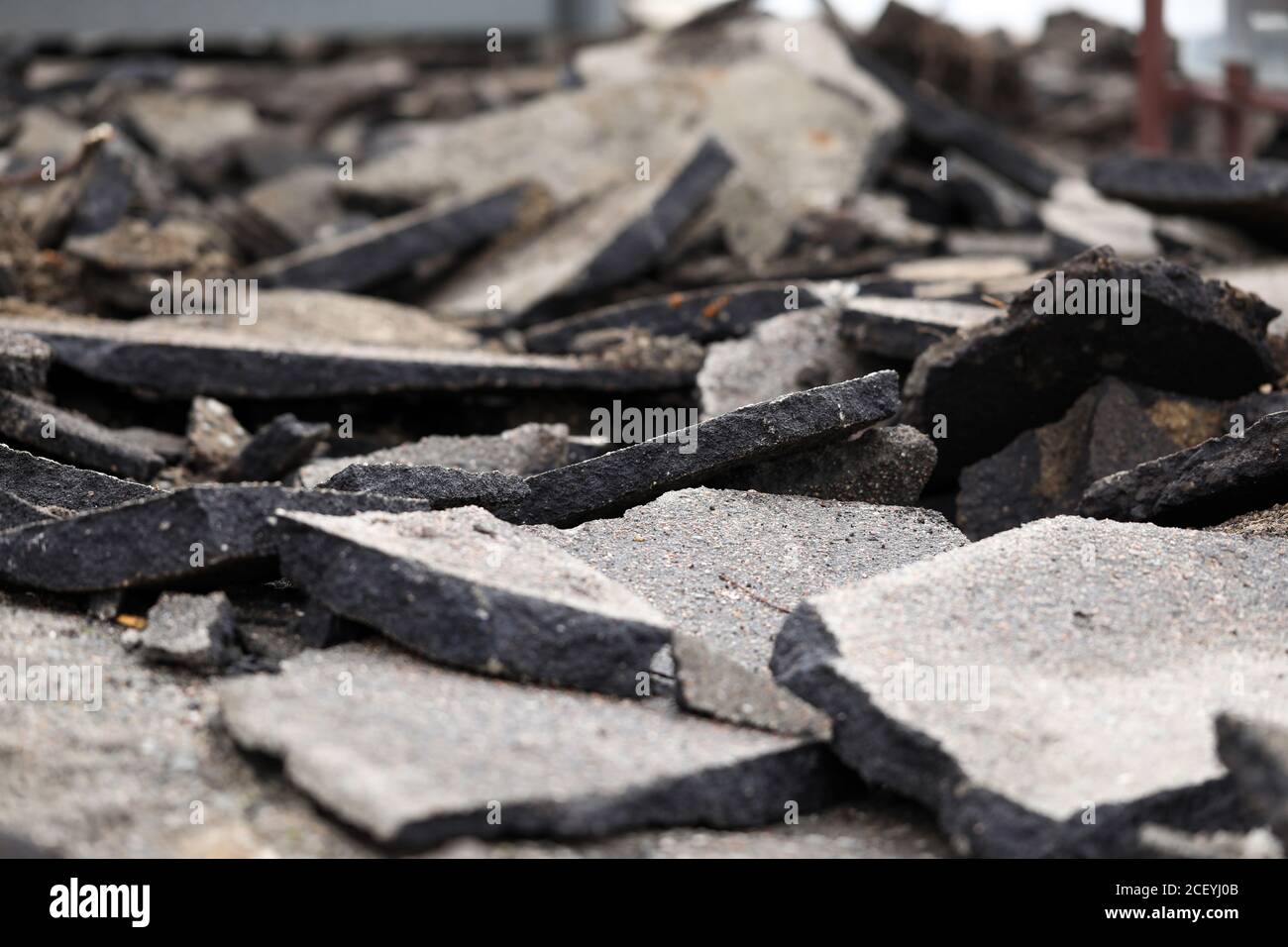 Earthquake damage road split hi-res stock photography and images - Alamy
