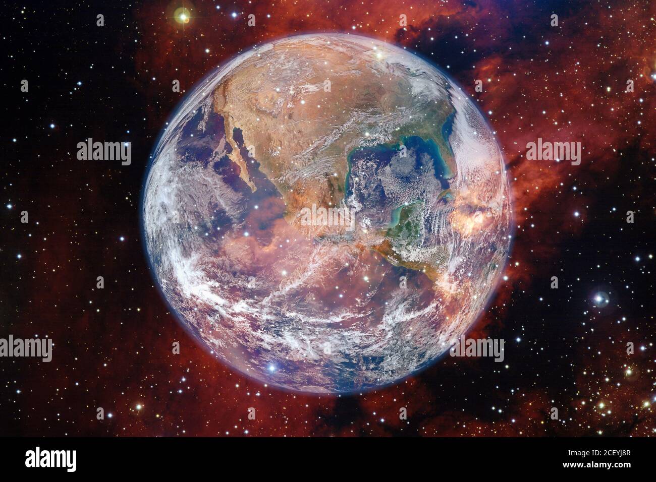 Earth. Solar system. Awesome print for wallpaper. Elements of this ...