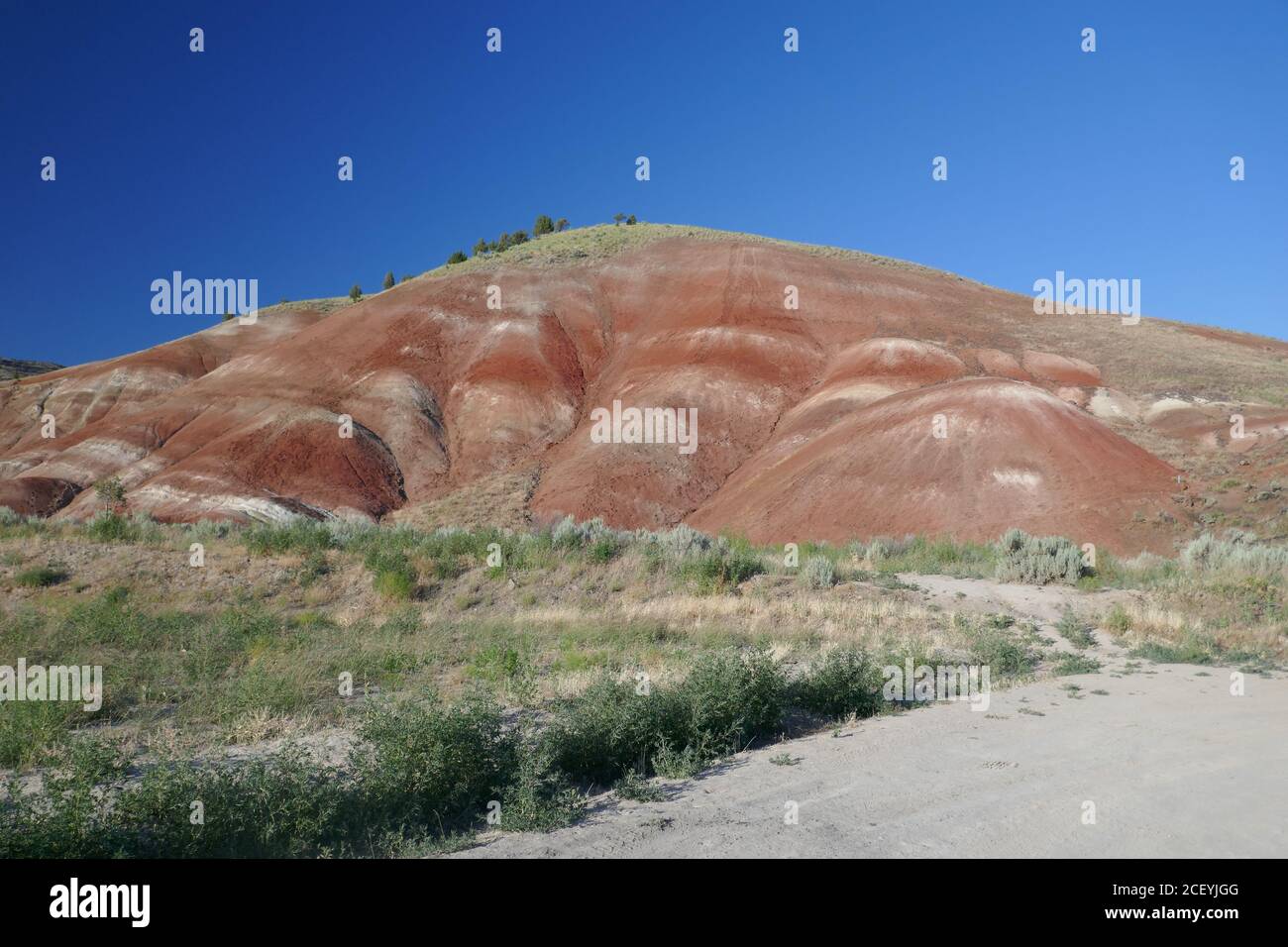 John Day Fossil Beds, Painted Hills Unit, Mitchell, Oregon USA Stock ...