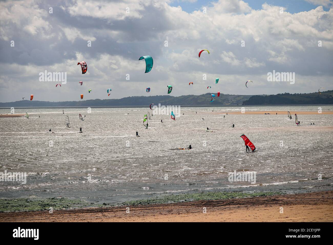 Exmouth beach and promenade hi-res stock photography and images - Alamy