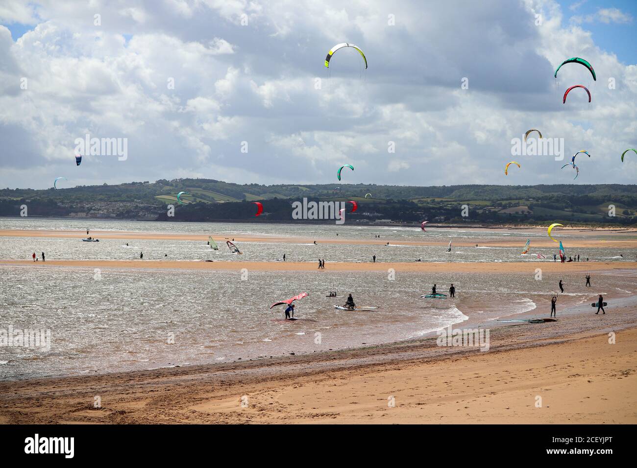 Exmouth beach and promenade hi-res stock photography and images - Alamy