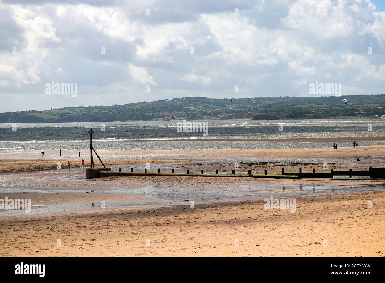 Exmouth beach and promenade hi-res stock photography and images - Alamy