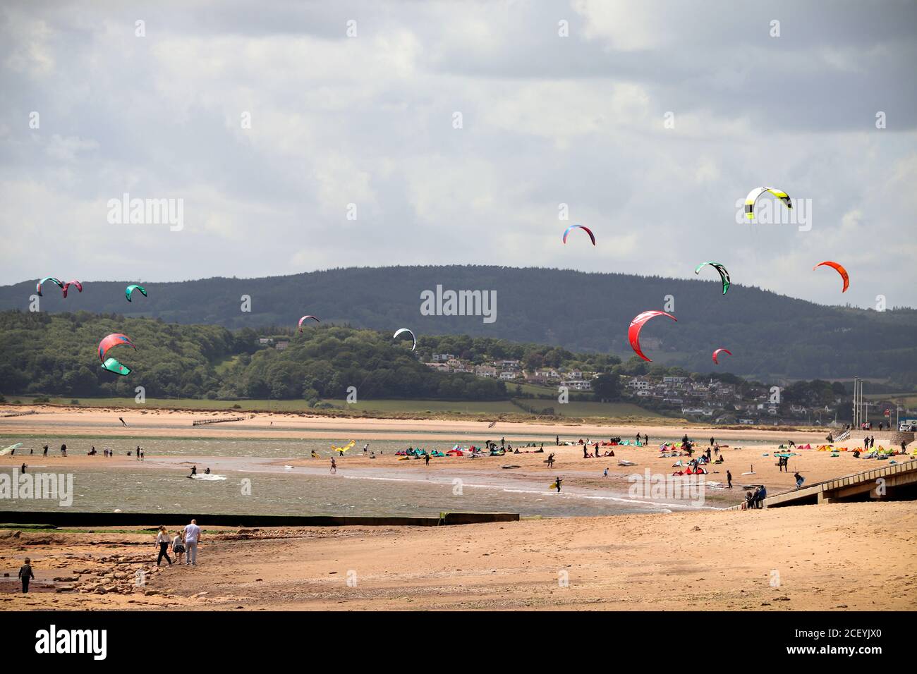 Exmouth beach and promenade hi-res stock photography and images - Alamy