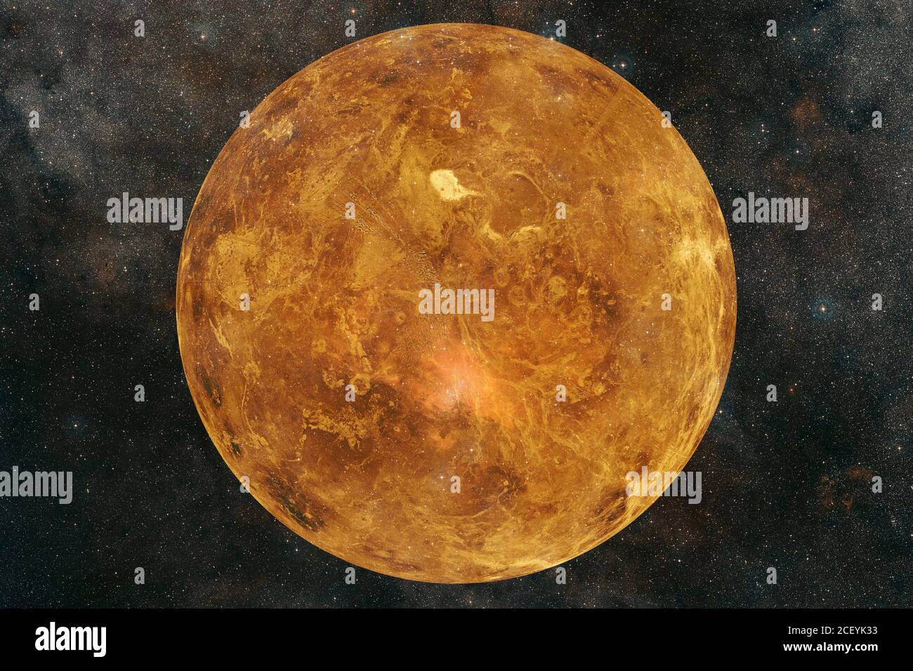 Planet Venus. Solar system. Cosmos art. Elements of this image ...