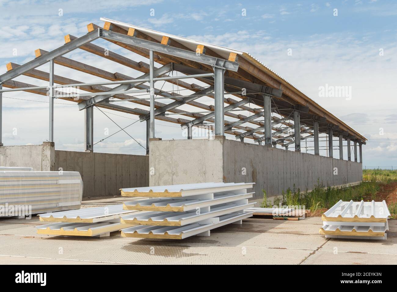 Metal Building Wall Section