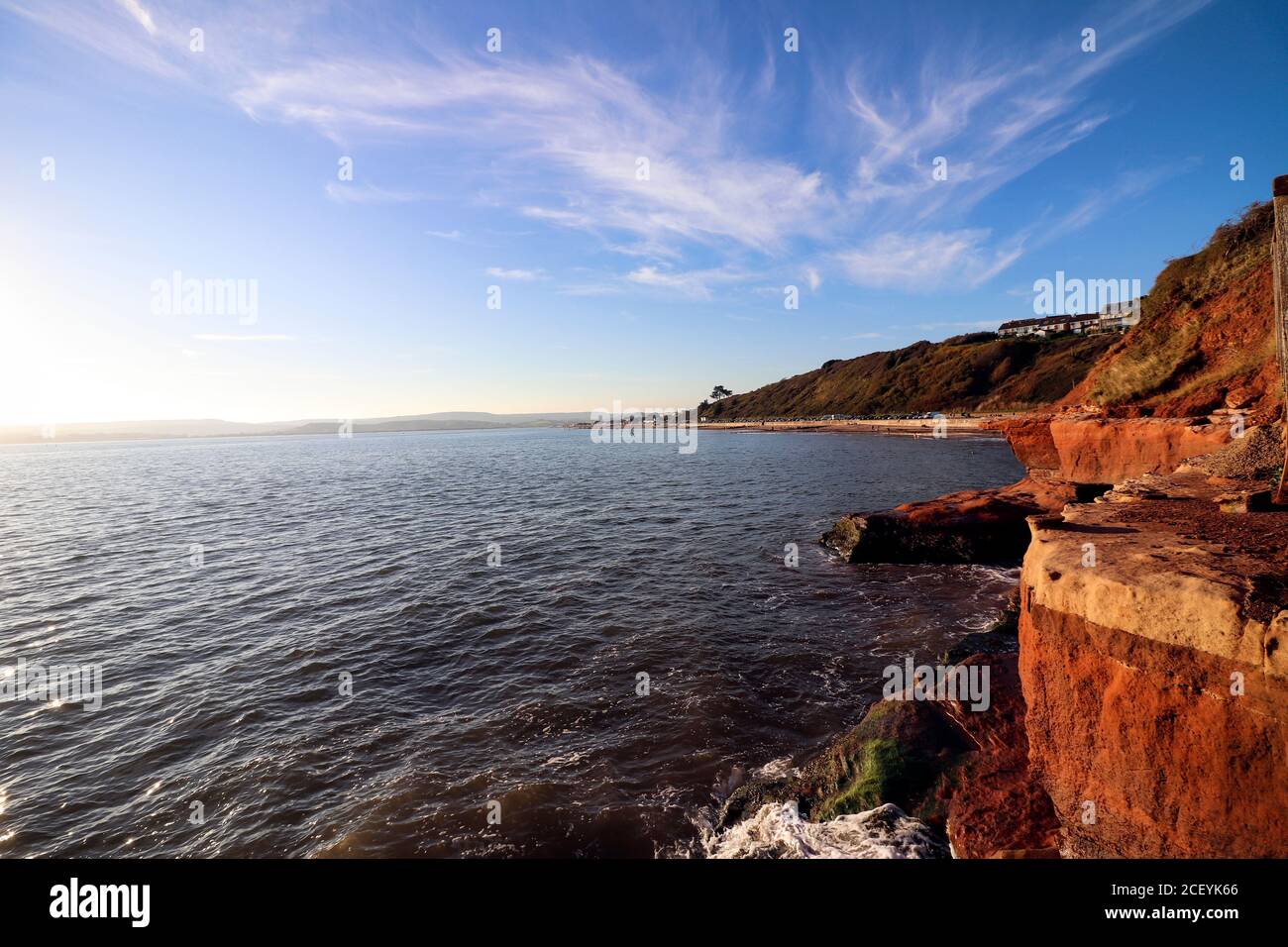 Exmouth beach, Devon Stock Photo - Alamy