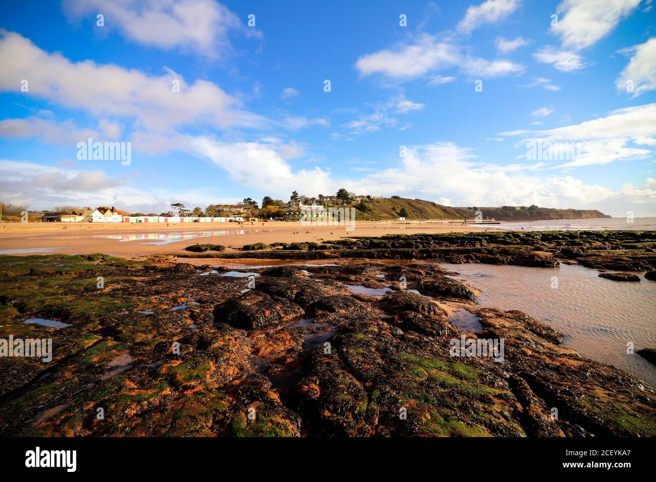 Exmouth beach and promenade hi-res stock photography and images - Alamy