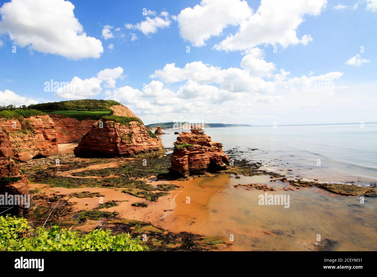 Ladram Bay, Devon Stock Photo - Alamy
