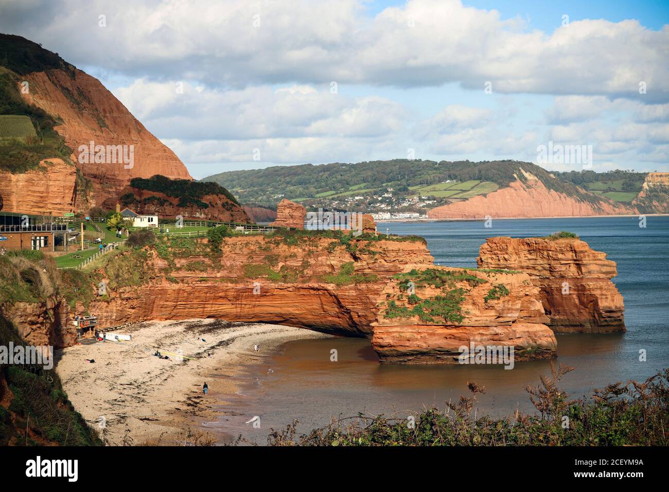 Devon ladram bay hi-res stock photography and images - Alamy