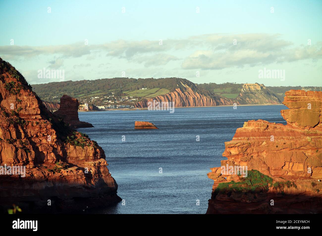 Ladram Bay, Devon Stock Photo - Alamy