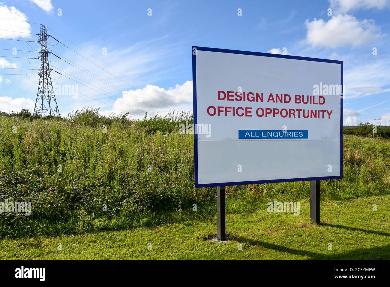 Development land sign hi-res stock photography and images - Alamy