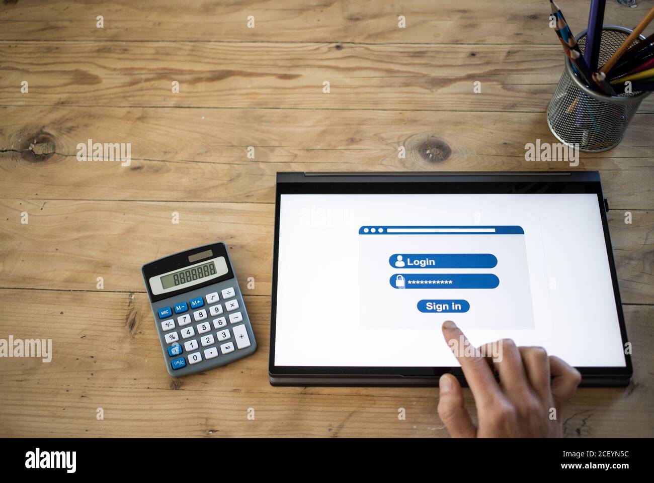 Tablet apps symbol hi-res stock photography and images - Alamy