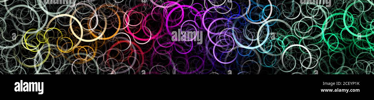 Fantastic circle panorama background design illustration Stock Photo ...