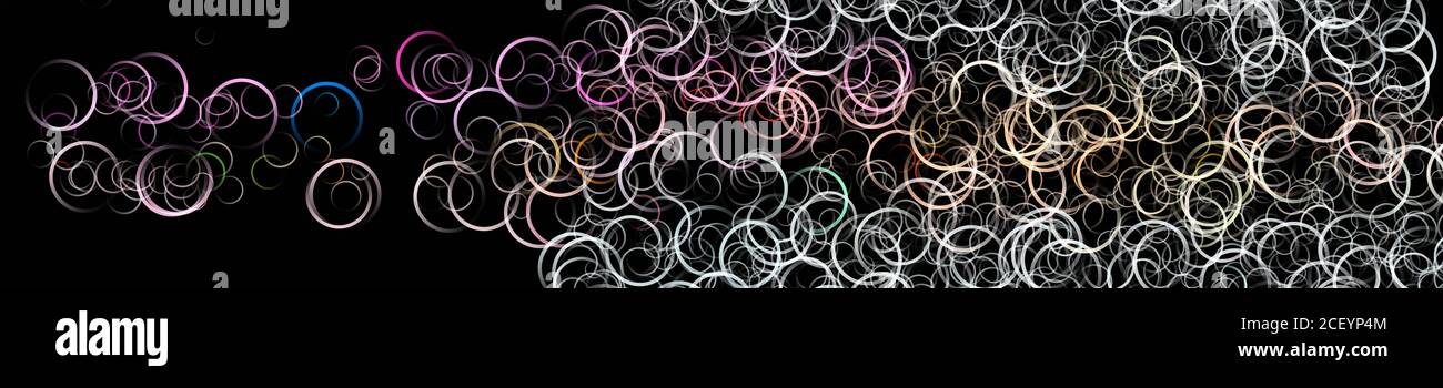 Fantastic circle panorama background design illustration Stock Photo ...